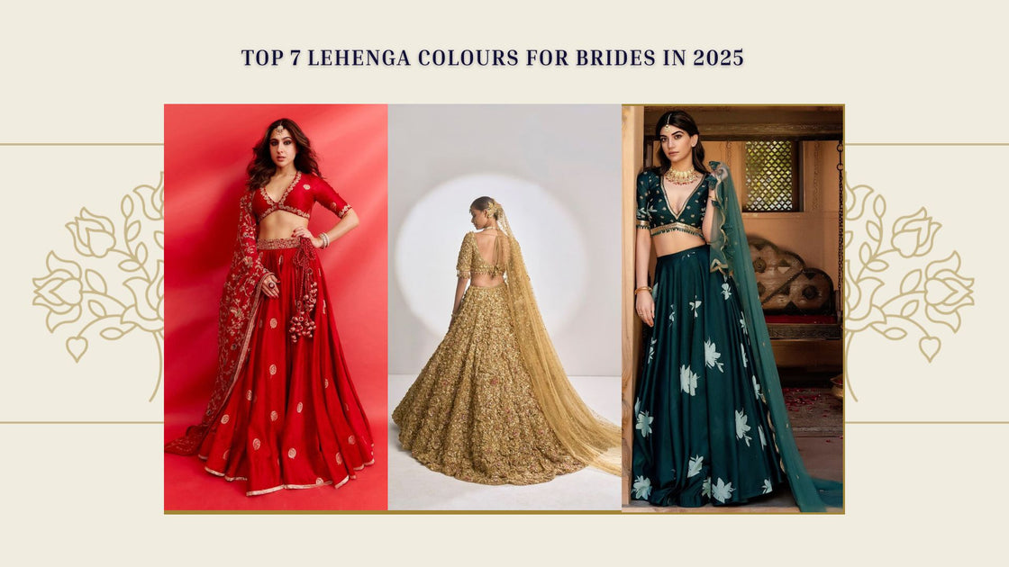 Top 7 Lehenga Colours For Brides in 2025 – Priyanka Raajiv