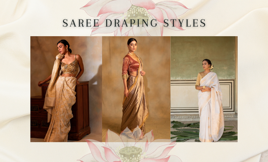Different Types of Saree Draping: Saree Draping Styles – Priyanka Raajiv
